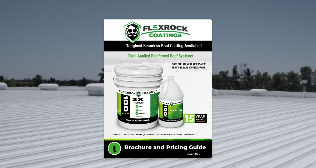 FlexRock Coatings™ Roofing Brochure/Pricing