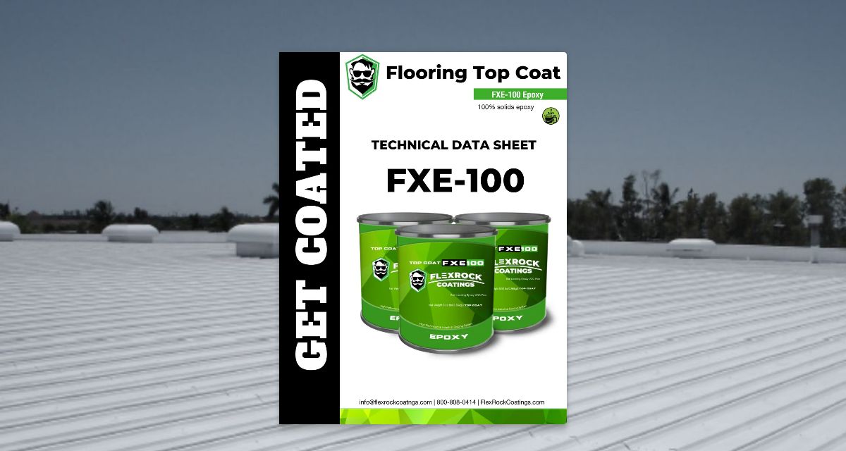 FlexRock Coatings™ FXE-100 Self Leveling Epoxy